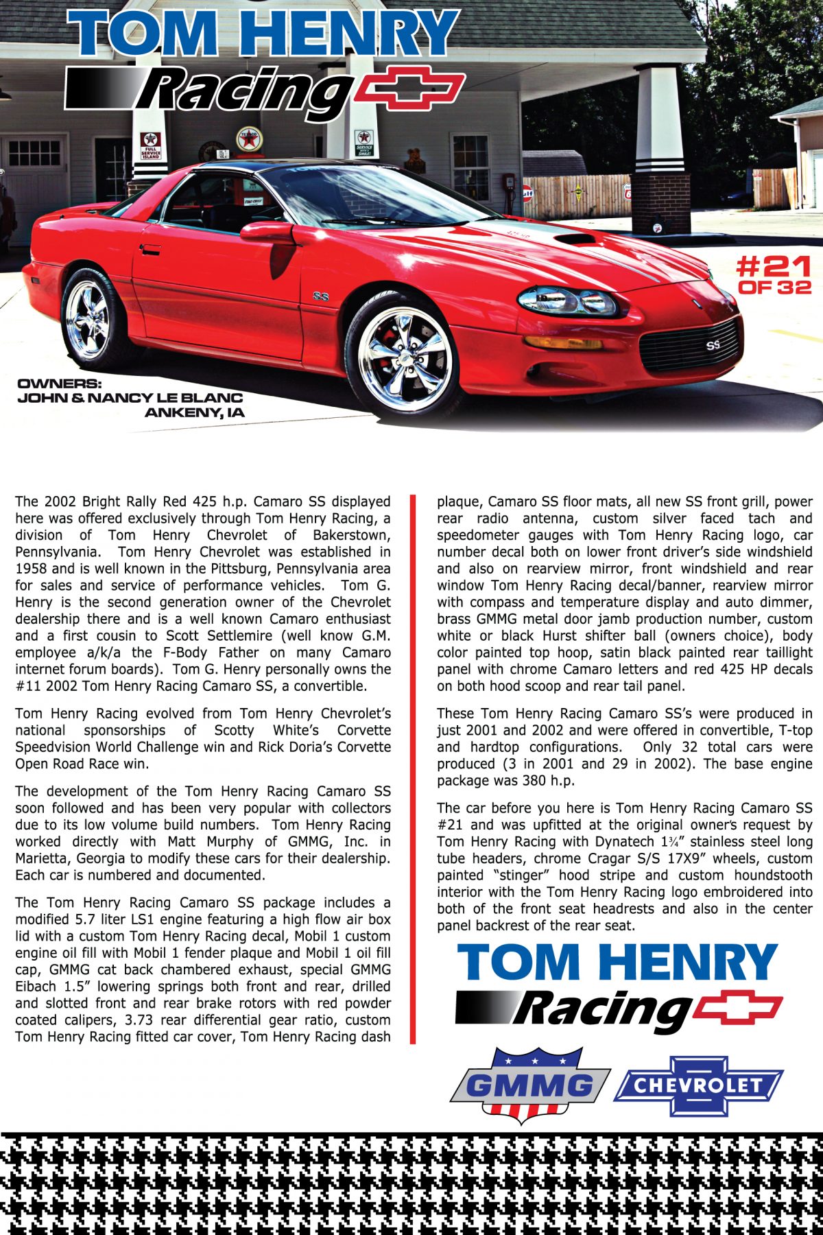 TOM HENRY SS – The GMMG Registry