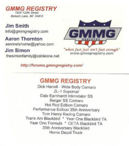 The GMMG Registry